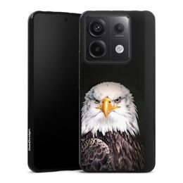 DeinDesign Xiaomi Redmi Note 13 Pro 5G Handy Silikon H&uuml;lle Case schwarz Handyh&uuml;lle Animals Eagle Bird