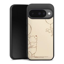 DeinDesign Google Pixel 10 Pro Handy Premium Silikon H&uuml;lle Handyh&uuml;lle schwarz Case Disney Official Licensed Product Winnie The Pooh Silikon Premium Case