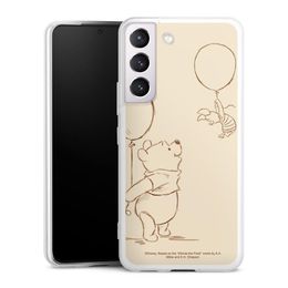 DeinDesign Galaxy S22 Handy Slim Case Silikon Handyh&uuml;lle transparent H&uuml;lle extra d&uuml;nn Disney Official Licensed Product Winnie The Pooh Silikon Slim Case