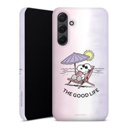 DeinDesign Galaxy A35 5G Handy Premium Case Smartphone Handyh&uuml;lle Schutzh&uuml;lle matt Snoopy Official Licensed Product Peanuts Premium Case