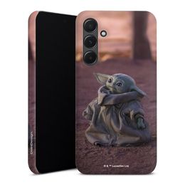 DeinDesign Galaxy A35 5G Handy Premium Case Smartphone Handyh&uuml;lle Schutzh&uuml;lle matt The Child Star Wars Baby Yoda Premium Case