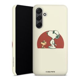 DeinDesign Galaxy A35 5G Handy Premium Case Smartphone Handyh&uuml;lle Schutzh&uuml;lle matt Snoopy Official Licensed Product Kindheit Premium Case