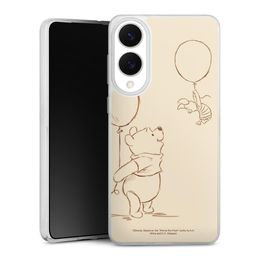 DeinDesign Galaxy S25 Edge Handy Silikon H&uuml;lle Case transparent Handyh&uuml;lle Disney Official Licensed Product Winnie The Pooh Silikon Case