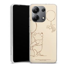 DeinDesign Xiaomi Redmi Note 13 4G Handy Silikon H&uuml;lle Case transparent Handyh&uuml;lle Disney Official Licensed Product Winnie The Pooh Silikon Case