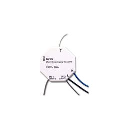 BUSCH-JAEGER Bin&auml;reingang Wavel-LINE 2-fach 230V AC 6725 (2CKA006720A0007)