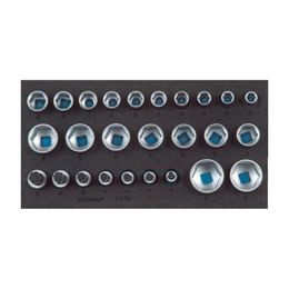 Gedore 1500 CT1-19 Satz Steckschl&uuml;sseleins&auml;tze 1/2", 6-kant, in Check-Tool-Modul (2308908)