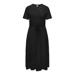 Only sheego Gro&szlig;e Gr&ouml;&szlig;en Jerseykleid, black, Gr&ouml;&szlig;e M - Damen