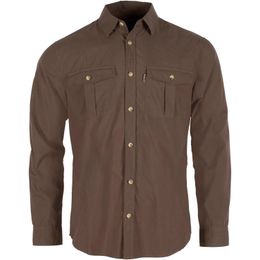 Pinewood Hemd InsectSafe Poplin Dark Olive (Gr&ouml;&szlig;e: S)