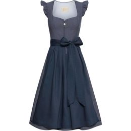 Kr&uuml;ger Kr&uuml;ger Collection Midi-Dirndl Isalyn Blau/Marine (Gr&ouml;&szlig;e: 38)