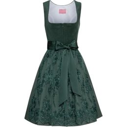 Kr&uuml;ger Dirndl Kr&uuml;ger Madl Midi-Dirndl Lovira Dunkelgr&uuml;n (Gr&ouml;&szlig;e: 48)