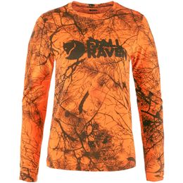 Fj&auml;llr&auml;ven Fj&auml;llr&auml;ven Damen Langarm-Shirt V&auml;rmland Orange Multi Camo (Gr&ouml;&szlig;e: M)