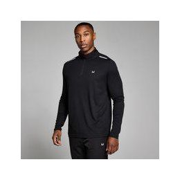 Myprotein MP Herren Active Gridded 1/4 Zip - Schwarz - XS