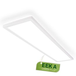 Brilo LED-Deckenleuchte 'Tava' 98 x 20 cm wei&szlig; 4800 lm
