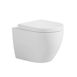 sanicomfort Wand-WC-Set 'Adonis 2.0' sp&uuml;lrandlos inklusive WC-Sitz wei&szlig;