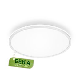 Brilo LED-Deckenleuchte 'Lana A' &Oslash; 33 cm wei&szlig; 1800 lm