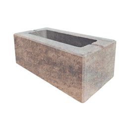 DIEPHAUS Mauerstein 'T-Wall Easy' Beton muschelkalkfarben 40 x 20 x 20 cm