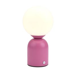 StarQ LED Akku Tischleuchte Pink 23cm