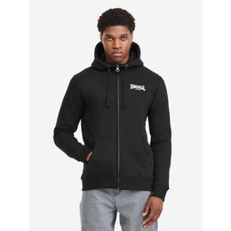 Lonsdale Herren Kapuzensweatjacke mit Rei&szlig;verschluss normale Passform BURRARD