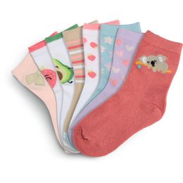 SoC Kinder socken 8-pack Bunt M&auml;dchen 23-26