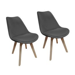 HTI-Living Stuhl Atlanta Velvet Uni 2er-Set