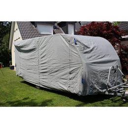 HC Outdoor Wohnwagen Abdeckplane Gr&ouml;&szlig;e M 550 x 250 x 220 cm