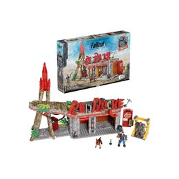 Mattel HXT00 - MEGA - Fallout - Red Rocket Bauset (824 Teile) mit Dogmeat & T-60 Powerr&uuml;stung
