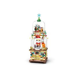 Reobrix 66004 Christmas Fantasies Weihnachtsdorf Klemmbaustein 843 Teile ab 14