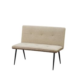 HTI-Living 2-Sitzer Bank Antikbraun/Taupe Joschka