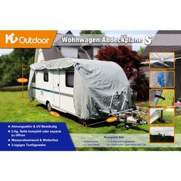 HC Outdoor Wohnwagen Abdeckplane Gr&ouml;&szlig;e S 460 x 250 x 220 cm