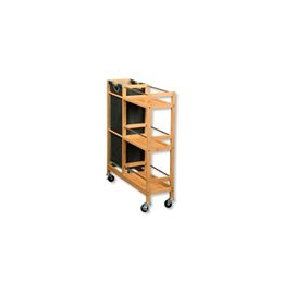 Kesper Nischenwagen mit Flaschensammler, Bambus