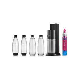 SodaStream DUO Vorteils-Pack, Titan mit 4 Fl. EU