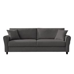 HTI-Living Sofa Valeria Grau Zweisitzer