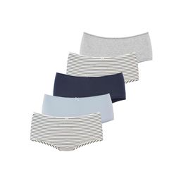 VIVANCE by LASCANA Boyshorts female size L/XL Navy / Pastel blue / mottled grey / Wool white