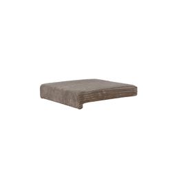 Bankauflage LYCCE "Bankauflage Bankauflage Klemmkissen 1 Leiste 1er Pack", braun (taupe), B:40cm H:8cm T:38cm, Obermaterial: 90% Polyester PES. 10% Nylon NY., Polsterauflagen, Bankauflage, 3