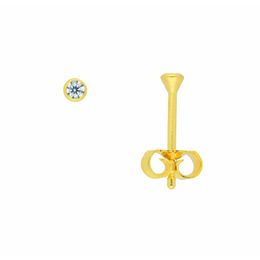 Adelia&acute;s Paar Ohrh&auml;nger ADELIA&acute;S "Ohrstecker Ohrringe 333 Gold ( 8K ) mit Zirkonia &ndash; Goldohrringe", gold, Ohrringe, Damen, Damen, Gold, Goldohrringe