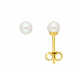 Adelia&acute;s Paar Ohrstecker ADELIA&acute;S "Perlen Ohrstecker Ohrringe 585 Gold ( 14K ) &ndash; Goldohrringe Perle", gold, Ohrringe, Damen, Damen, Gold, Goldohrringe Perle