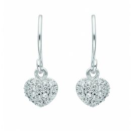 Adelia&acute;s Paar Ohrh&auml;nger ADELIA&acute;S "Ohrh&auml;nger Ohrringe 925 Silber mit Zirkonia &ndash; Silberohrringe", silber, Ohrringe, Damen, Damen, Silber 925 (Sterlingsilber), Silberohrringe