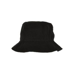 Trucker Cap Flexfit "Flexfit Accessoires Frottee Bucket Hat", Herren, Gr. onesize, schwarz, 75% Baumwolle, 25% Polyester, unifarben, Caps