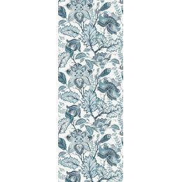 Vinyltapete queence "Orlanda", wei&szlig;, B:0,9m L:2,5m, Vinyl, Tapeten, 90x250cm, selbstklebend, kinderleichte Anbringung,, Sticker