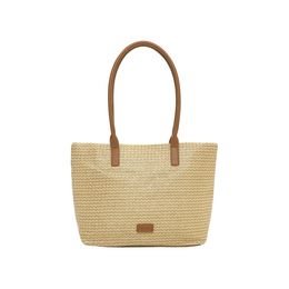 Emily & Noah Shopper EMILY & NOAH "Shopper E&N Bayonne RUE 09", Damen, Gr. B/H/T: 40cm x 28cm x 13cm 0, beige (sand 420), Polypropylen, Taschen Shopper