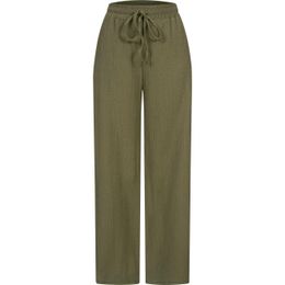 Stoffhose CLOUD 5IVE "CLOUD 5IVE Sommerhose mit weitem Schnitt und Strukturstoff", Damen, Gr. XS, US-Gr&ouml;&szlig;en, kh, 95% Polyester, 5% Elasthan, unifarben, loose fit, Hosen Stoffhose