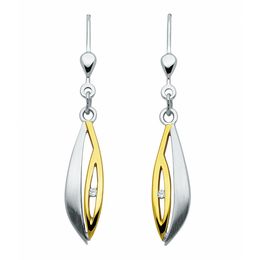 Adelia&acute;s Paar Ohrh&auml;nger ADELIA&acute;S "Ohrh&auml;nger Ohrringe 925 Silber mit Zirkonia &ndash; Silberohrringe", silber, Ohrringe, Damen, Damen, Silber 925 (Sterlingsilber), Silberohrringe