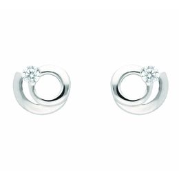 Adelia&acute;s Paar Ohrh&auml;nger ADELIA&acute;S "Ohrstecker Ohrringe 925 Silber mit Zirkonia &ndash; Silberohrringe", silber, Ohrringe, Damen, Damen, Silber 925 (Sterlingsilber), Silberohrringe