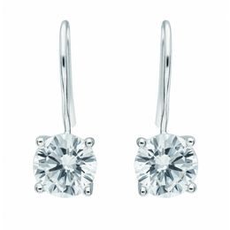 Adelia&acute;s Paar Ohrh&auml;nger ADELIA&acute;S "Ohrh&auml;nger Ohrringe 925 Silber mit Zirkonia &ndash; Silberohrringe", silber, Ohrringe, Damen, Damen, Silber 925 (Sterlingsilber), Silberohrringe