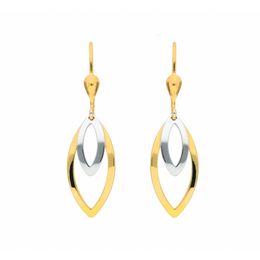 Adelia&acute;s Paar Ohrh&auml;nger ADELIA&acute;S "Ohrh&auml;nger Ohrringe 333 Wei&szlig;gold ( 8K ) &ndash; Goldohrringe", gold, Ohrringe, Damen, Damen, Gold, Goldohrringe