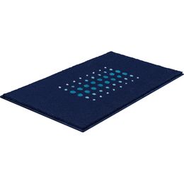 Badematte Grund "Siria", blau, H:20mm, Polyacryl, Badematten, Badematte