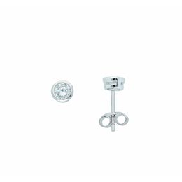 Adelia&acute;s Paar Ohrh&auml;nger ADELIA&acute;S "Ohrstecker Ohrringe 925 Silber mit Zirkonia &ndash; Silberohrringe", silber, Ohrringe, Damen, Damen, Silber 925 (Sterlingsilber), Silberohrringe