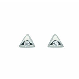Adelia&acute;s Paar Ohrh&auml;nger ADELIA&acute;S "Ohrstecker Ohrringe 925 Silber mit Zirkonia &ndash; Silberohrringe", silber, Ohrringe, Damen, Damen, Silber 925 (Sterlingsilber), Silberohrringe