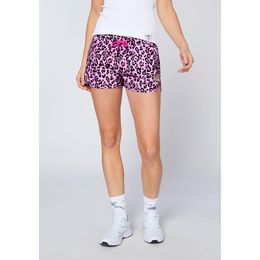Badeshorts Chiemsee, Damen, Gr. L (40), orchid, Polyester, Badehosen Badeshorts