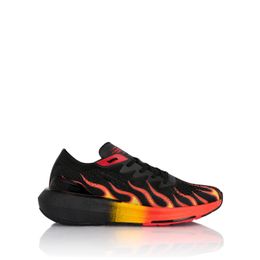 Sneaker Plein Sport "ATOMIC SPEED FLAME", Herren, Gr. 39, Normalschaft, 0213, schwarz, rot, Schuhe Sneaker